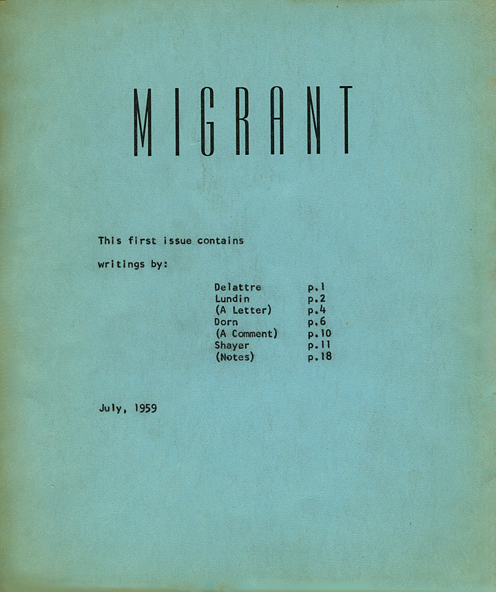 Migrant Books | From a Secret Location