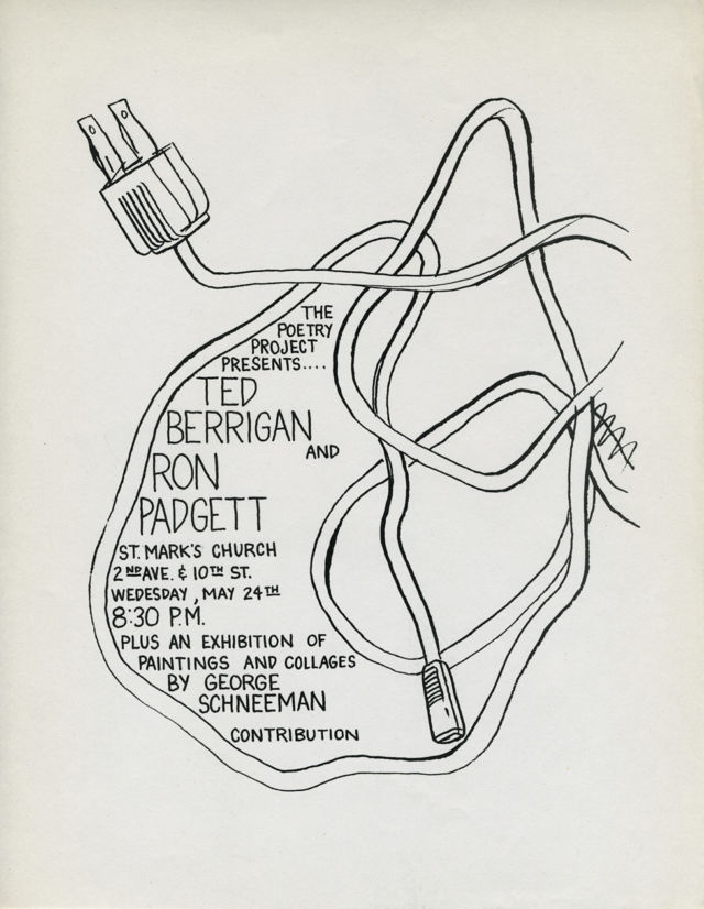Ted Berrigan and Ron Padgett reading at the Poetry Project | From a ...