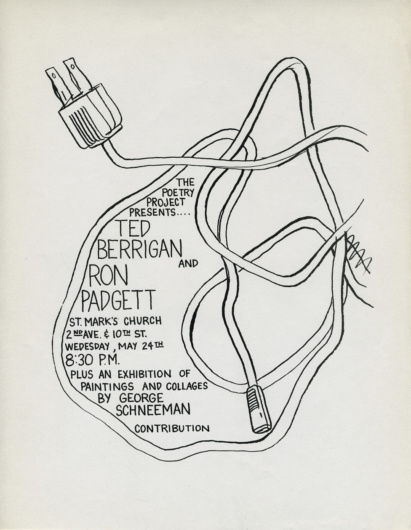 Ted Berrigan and Ron Padgett reading at the Poetry Project | From a ...