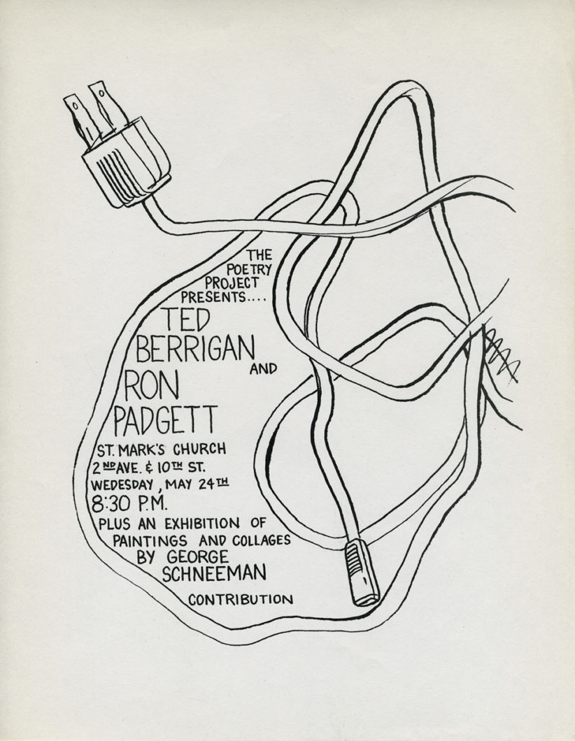 Ted Berrigan and Ron Padgett reading at the Poetry Project | From a ...