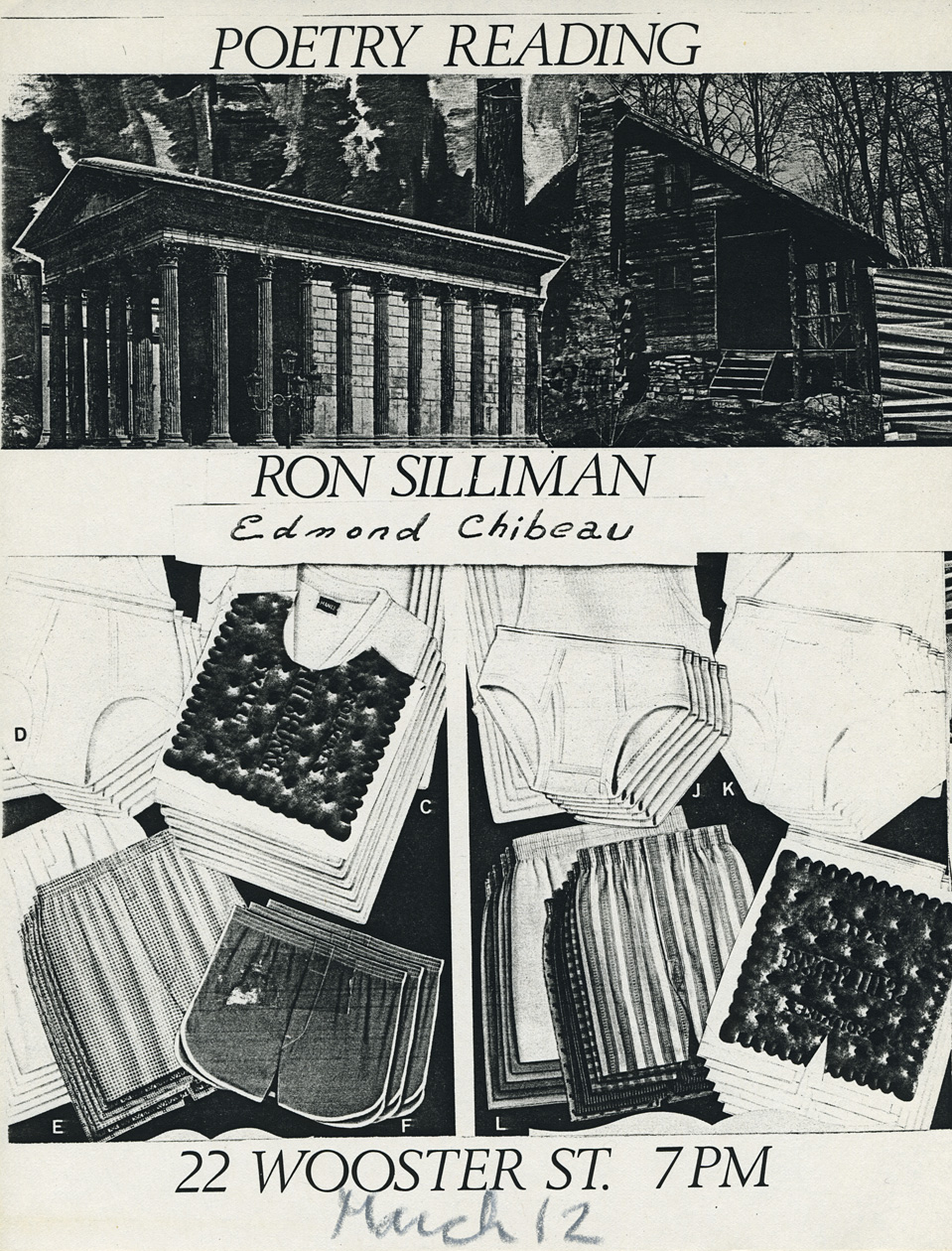 Ron Silliman and Edmond Chibeau reading at 22 Wooster St. | From a ...
